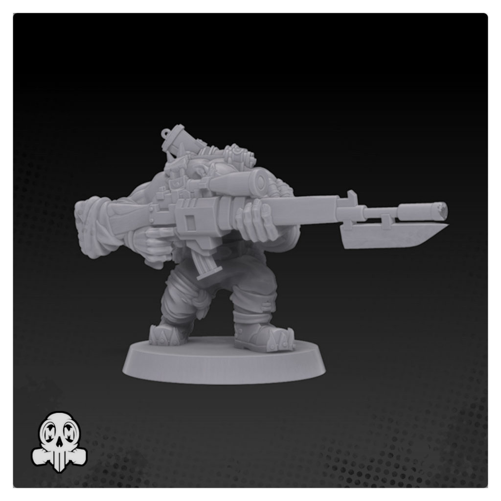 Orc 2H Sniper Commando Modular Kit - Malicious Minis